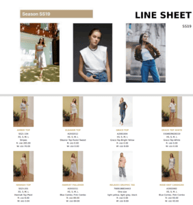 Linesheet Templates for Fashion Businesses – Uphance
